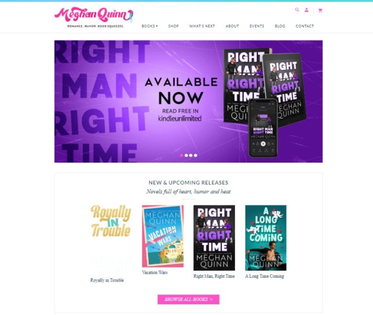 30 Romance Author Websites (Illustrations, Inspiration and Tips)