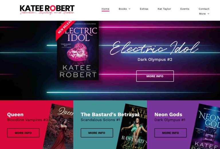 25 Romance Author Websites (Illustrations, Inspiration and Tips)
