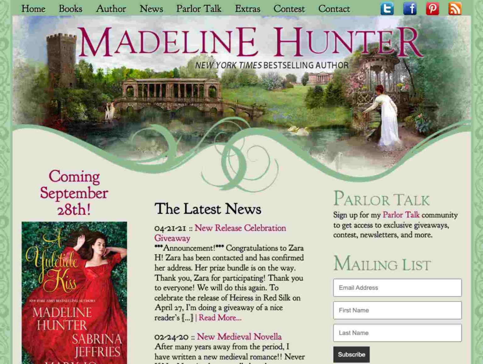 30 Romance Author Websites (Illustrations, Inspiration and Tips)