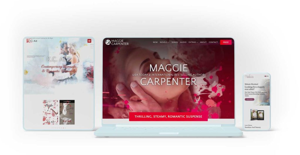 Romance Author Website Design Services | Rocket Expansion