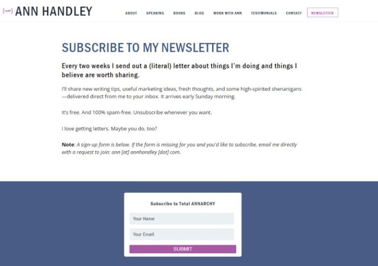 An Author Newsletter Readers Will Love (Tips and Examples) - Rocket ...